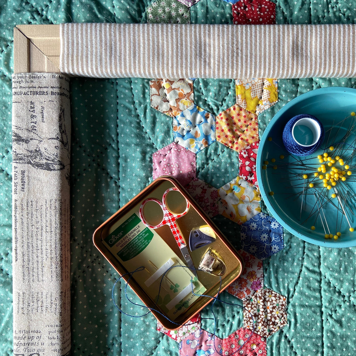 Learn to Make Your Own Quilting Frame — Fabric Spark