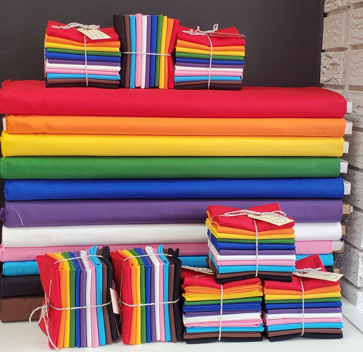 Pride Fund Raiser - Solids Fat Quarter bundle in Pride Colours — Fabric ...