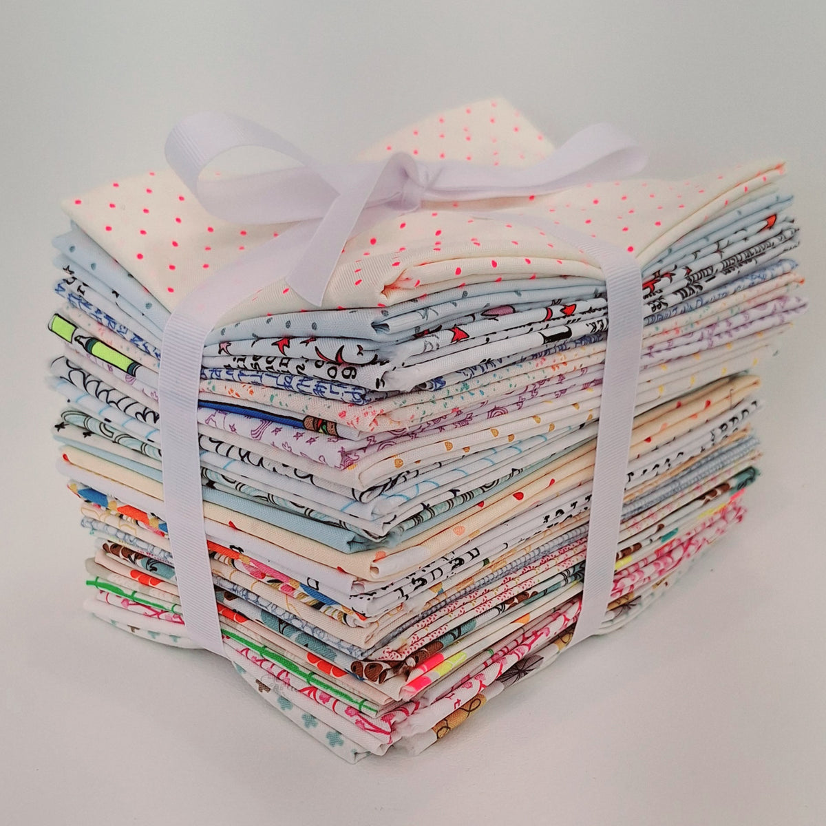 New Curated Big Low Volume Bundle - 32 Skinny Quarters - Various Desig — Fabric Spark