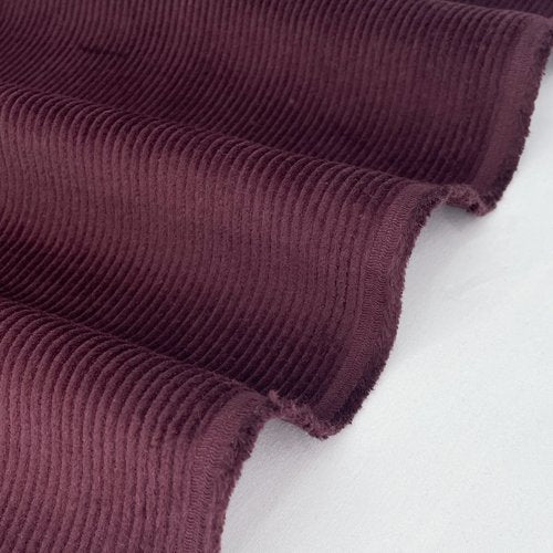 Cotton stretch Corduroy - 8 wale - Merlot — Fabric Spark