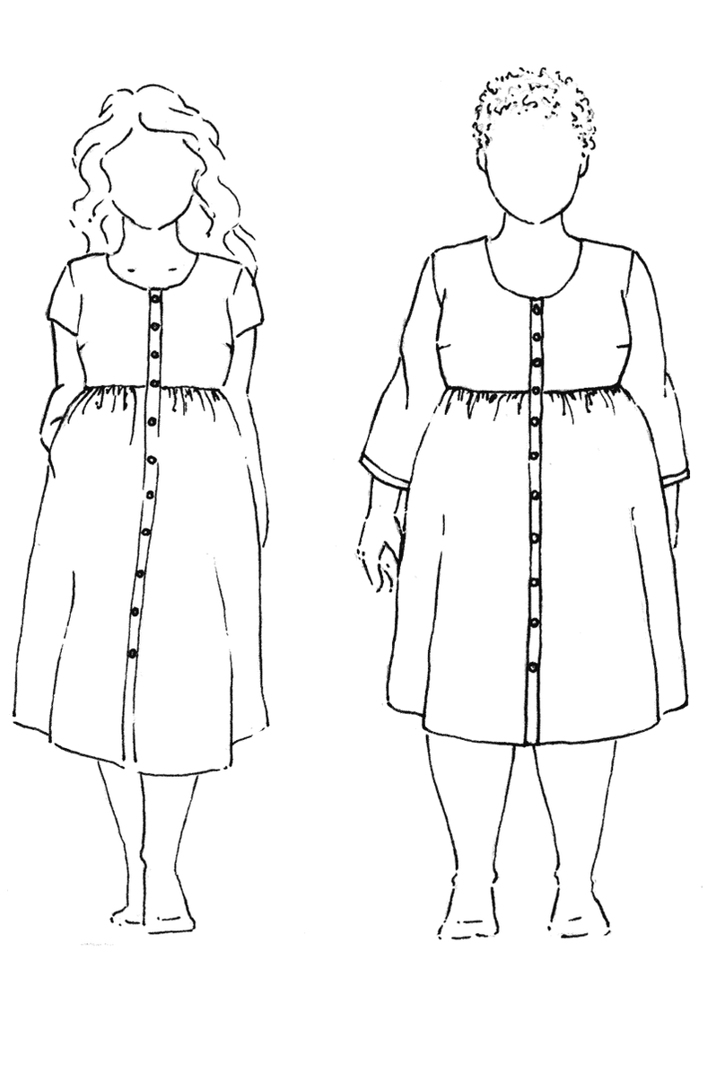 Sew Liberated Sewing Pattern - The Hinterland Dress — Fabric Spark