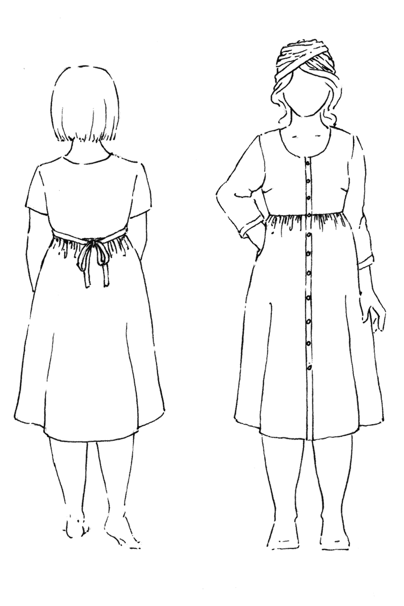 Sew Liberated Sewing Pattern - The Hinterland Dress — Fabric Spark