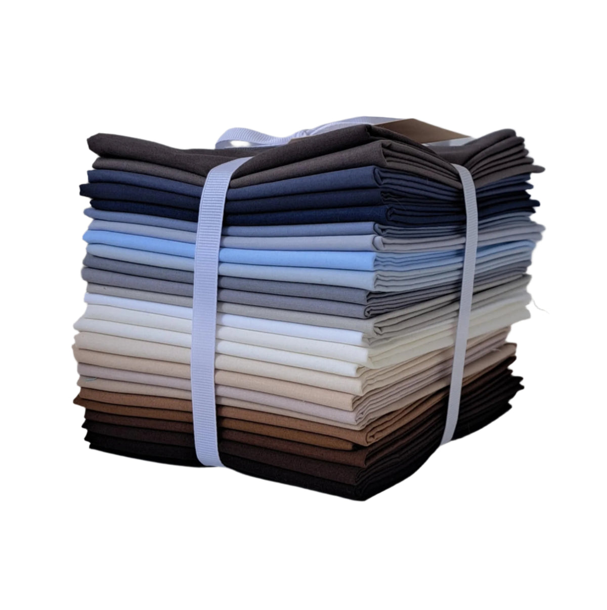 Curated Century Solids Bundle - Neutrals (25 Pieces) — Fabric Spark