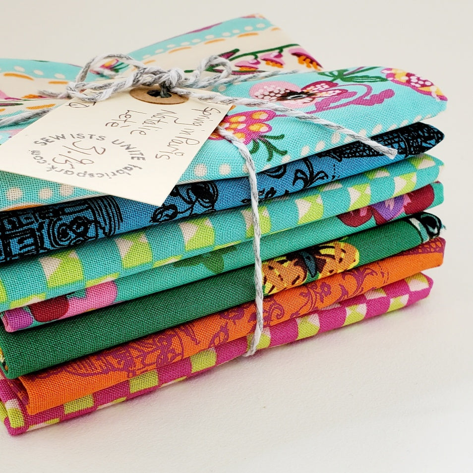 Designer Bundle - A Spring in Paris by Nathalie Lete 7 x FQ — Fabric Spark