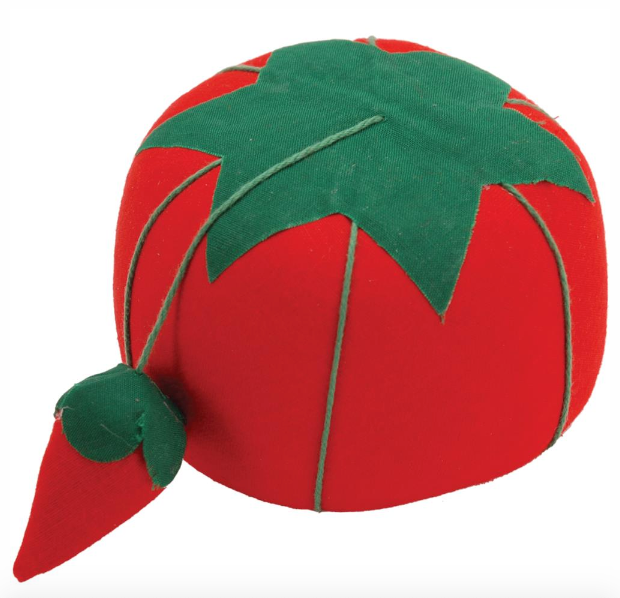 Large Tomato Pin Cushion — Fabric Spark