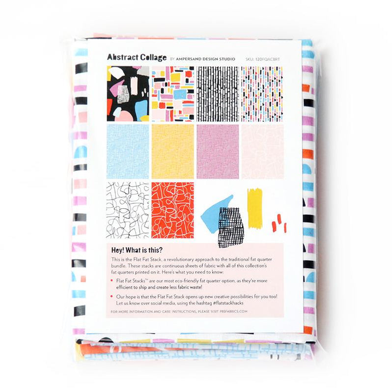 Designer Bundle - Abstract Collage "Bright" colourway by Ampersand Stu ...