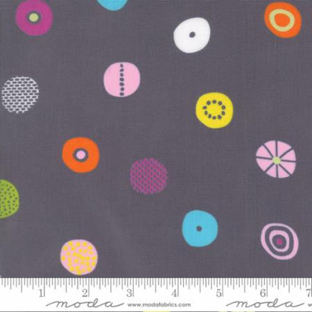 Hey Dot by Zen Chic - Candy Grey — Fabric Spark