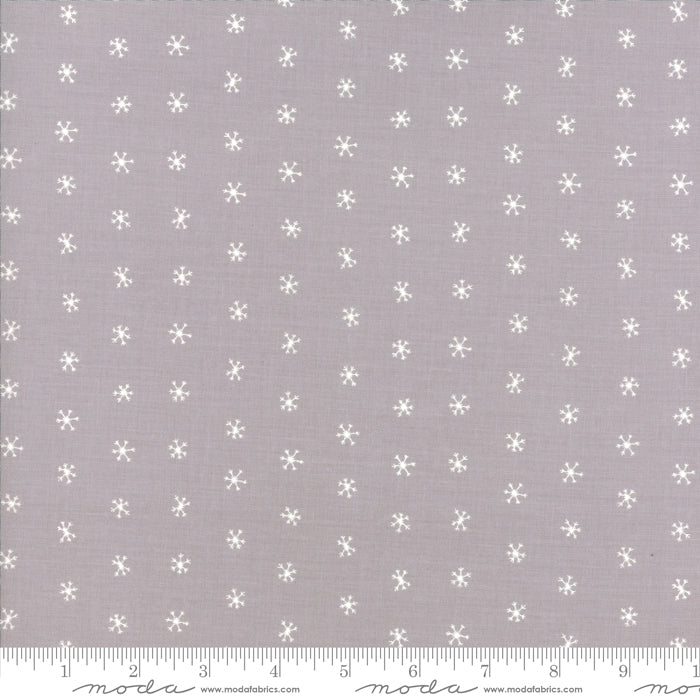 Merriment by Gingiber for Moda - Snow Flakes in Chill — Fabric Spark