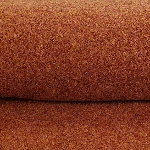 Euro Boiled Wool in Rust — Fabric Spark