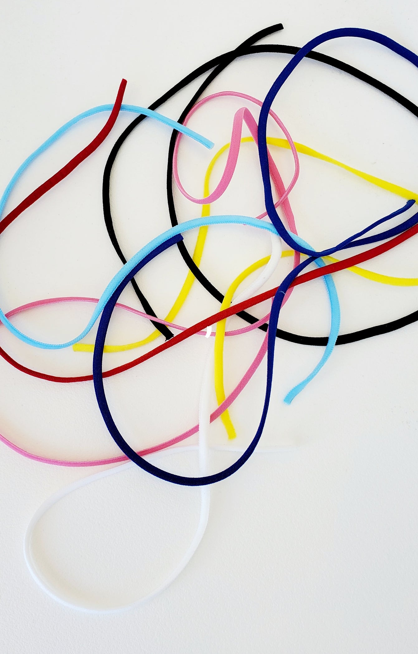 1/6" Banded Stretch Elastic- Colourful Options — Fabric Spark