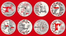 Makower Scandi 2020 Circles Panel — Fabric Spark