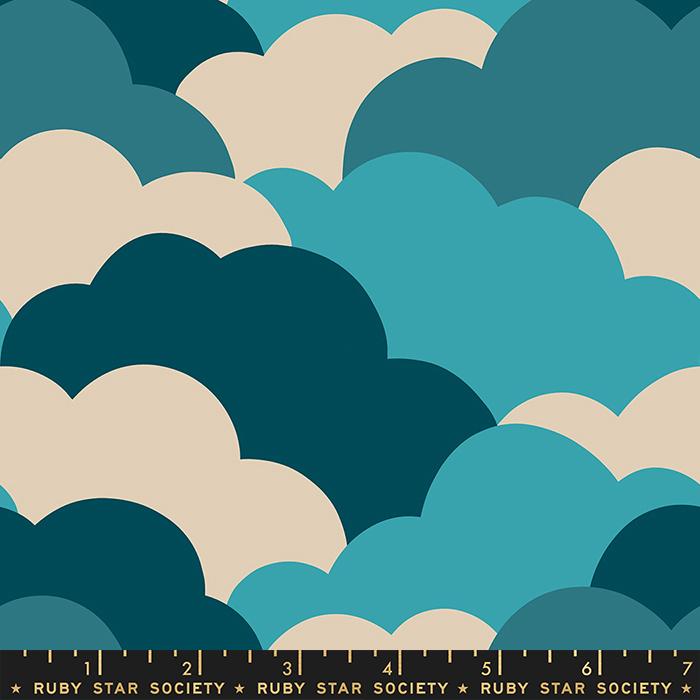 Ruby Star Society - Melody Miller Reverie - Clouds in Galaxy — Fabric Spark