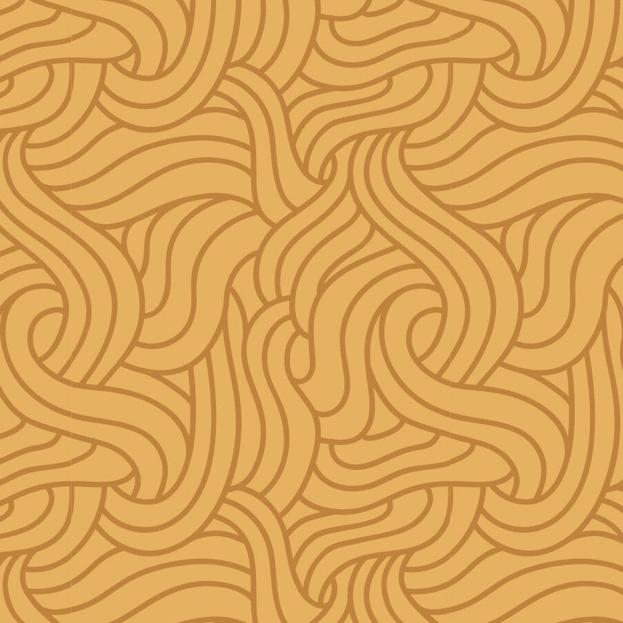 Felicity Fabric Forest Walk - Strands in Curry — Fabric Spark