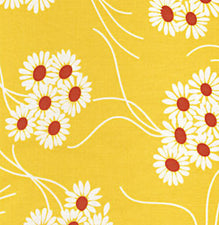 Denyse Schmidt - Katie Jump Rope - Daisy Bouquet Sunflower — Fabric Spark