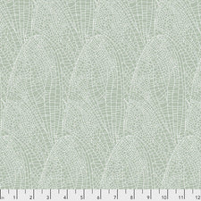 Shell Rummel Reverie - Delicate Wing in Celedon — Fabric Spark