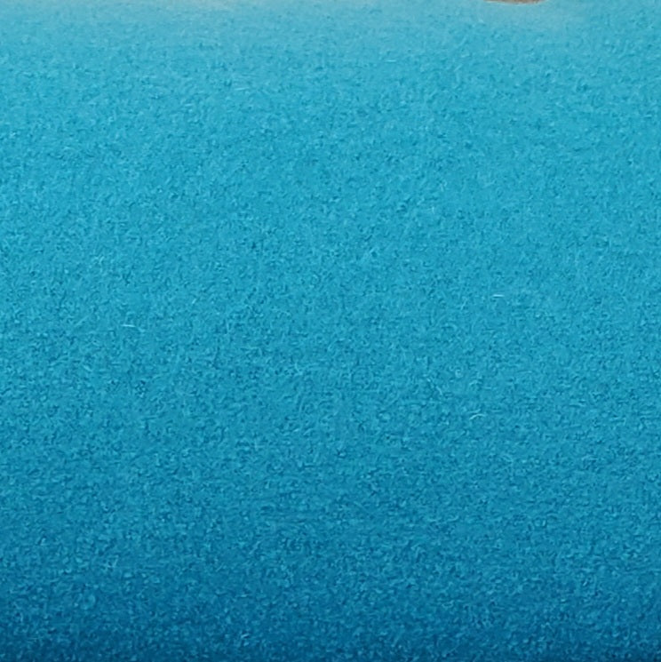 Euro Boiled Wool in Teal — Fabric Spark