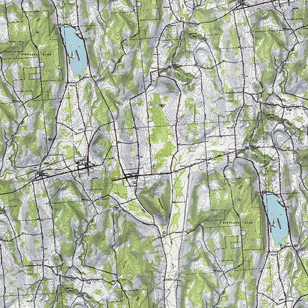 Alpine by Erin Michael Topography Map Green — Fabric Spark