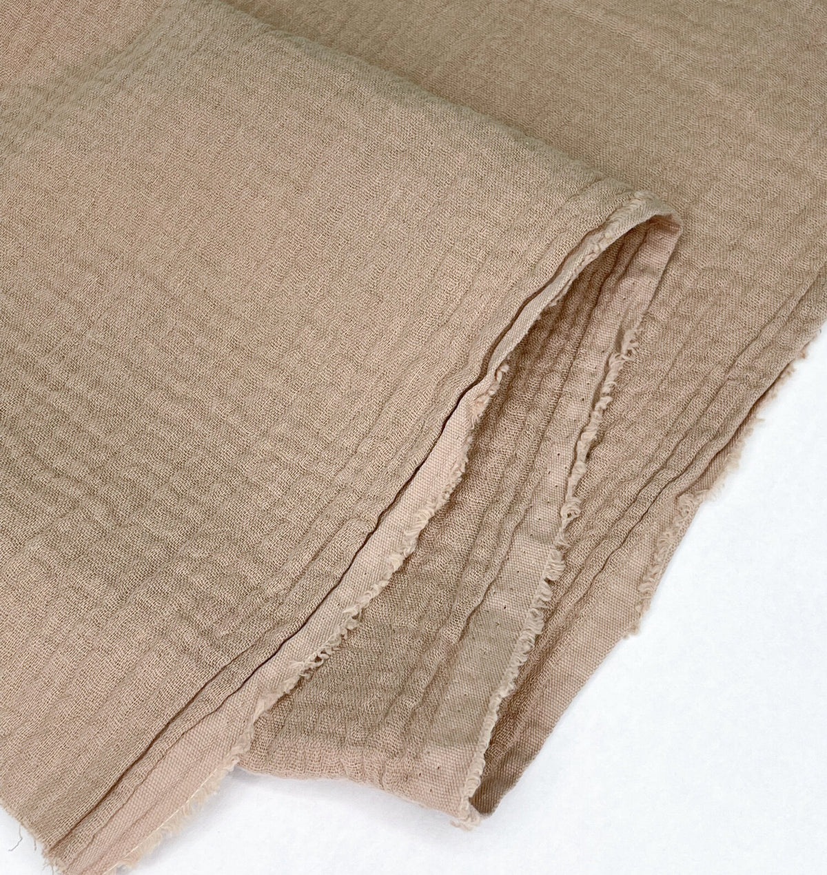 Zola Organic Cotton Double Gauze - Natural — Fabric Spark