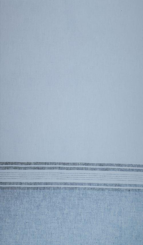 Belize Linen/Cotton Single Border Weave - Mist — Fabric Spark