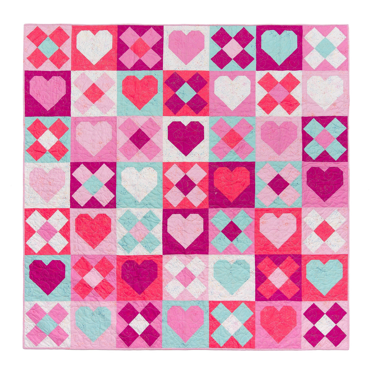 Pen and Paper Quilt Pattern - Be Mine — Fabric Spark