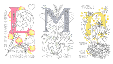 Nature Walk by Tamara Kate - ABC Nature Walk — Fabric Spark